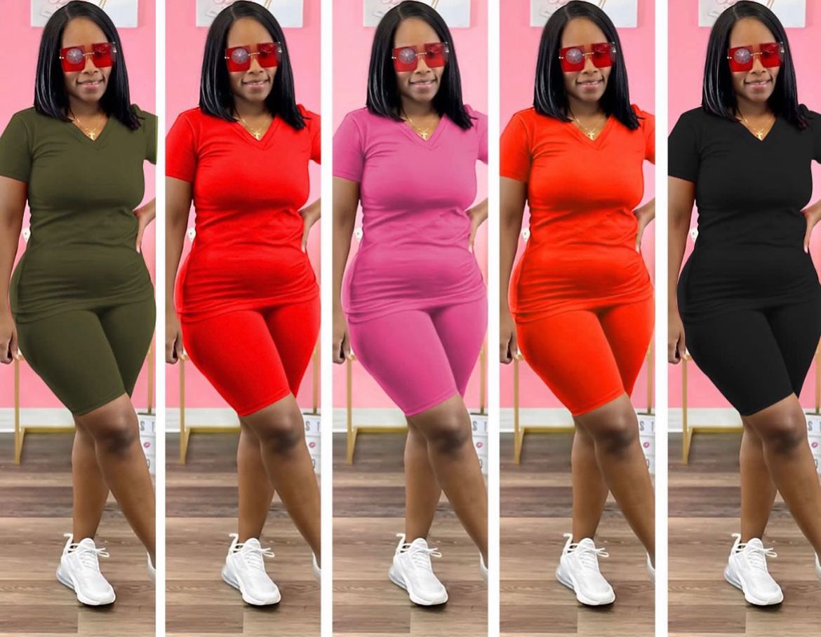 Long Tight Top +Knee Length Tite Pant Set – My Choice Trading ...