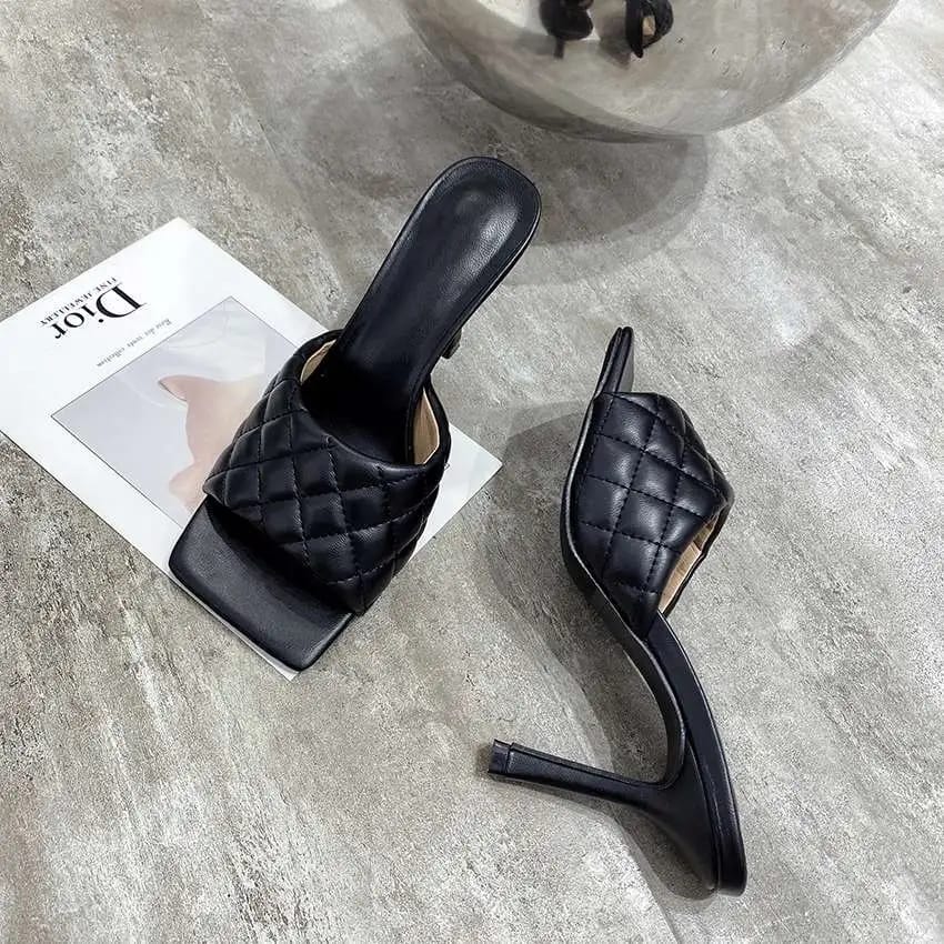 square Sole Slides High Heel – My Choice Trading | Clothing and ...
