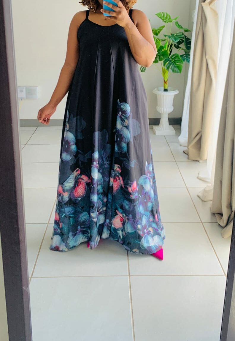 Strap Shoulder Floral Maxi Dress – My Choice Trading | Clothing and ...