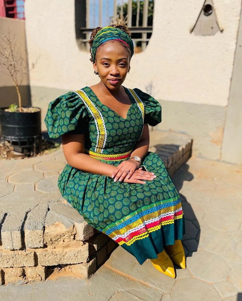 Modern Sepedi Traditional Dress – My Choice Trading | Clothing and ...